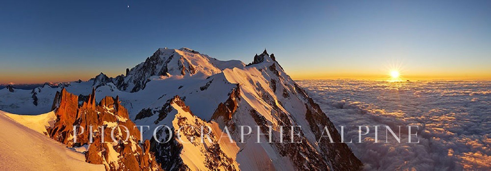 Photographie panoramique Hagenmuller : Arête Midi Plan